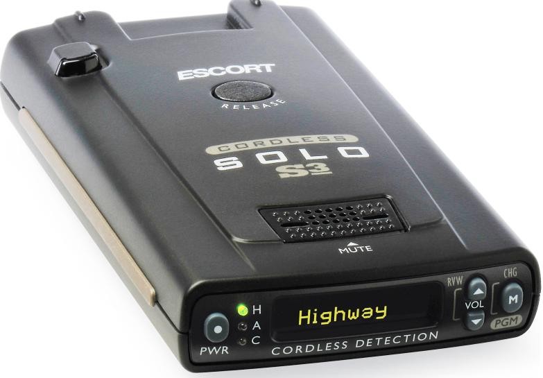Escort Solo S3 - Cordless Radar/Laser Detector Buy at Lowest Price